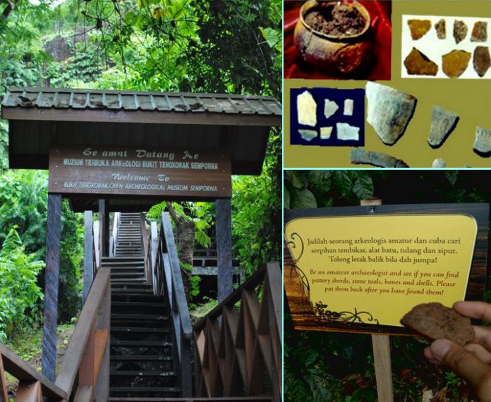 Bukit Tengkorak di Sabah. Asalnya tapak gunung berapi berusia jutaan ...