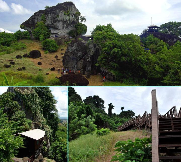 Bukit Tengkorak di Sabah. Asalnya tapak gunung berapi berusia jutaan ...