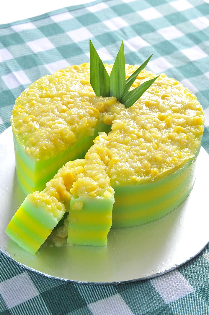 Kek Lapis Pandan Jagung - UtusanTV