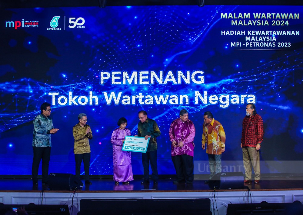 Adibah Amin diumum Tokoh Wartawan Negara 2023 - UtusanTV