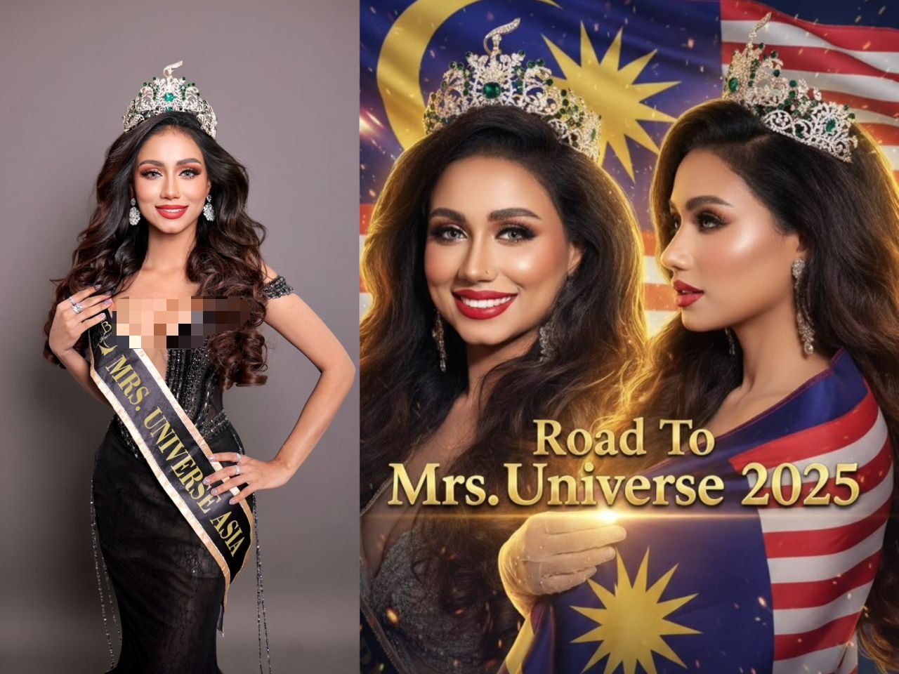 Dr. Reshma Prakash, dari Segamat ke pentas Mrs. of Universe 2025. Ini ...