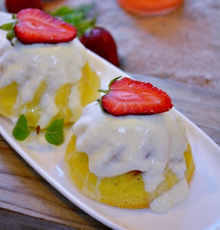 RAMADAN 4 : Bingka Keju & Strawberi Lembut Berkrim, Sekeping Tak Cukup ...